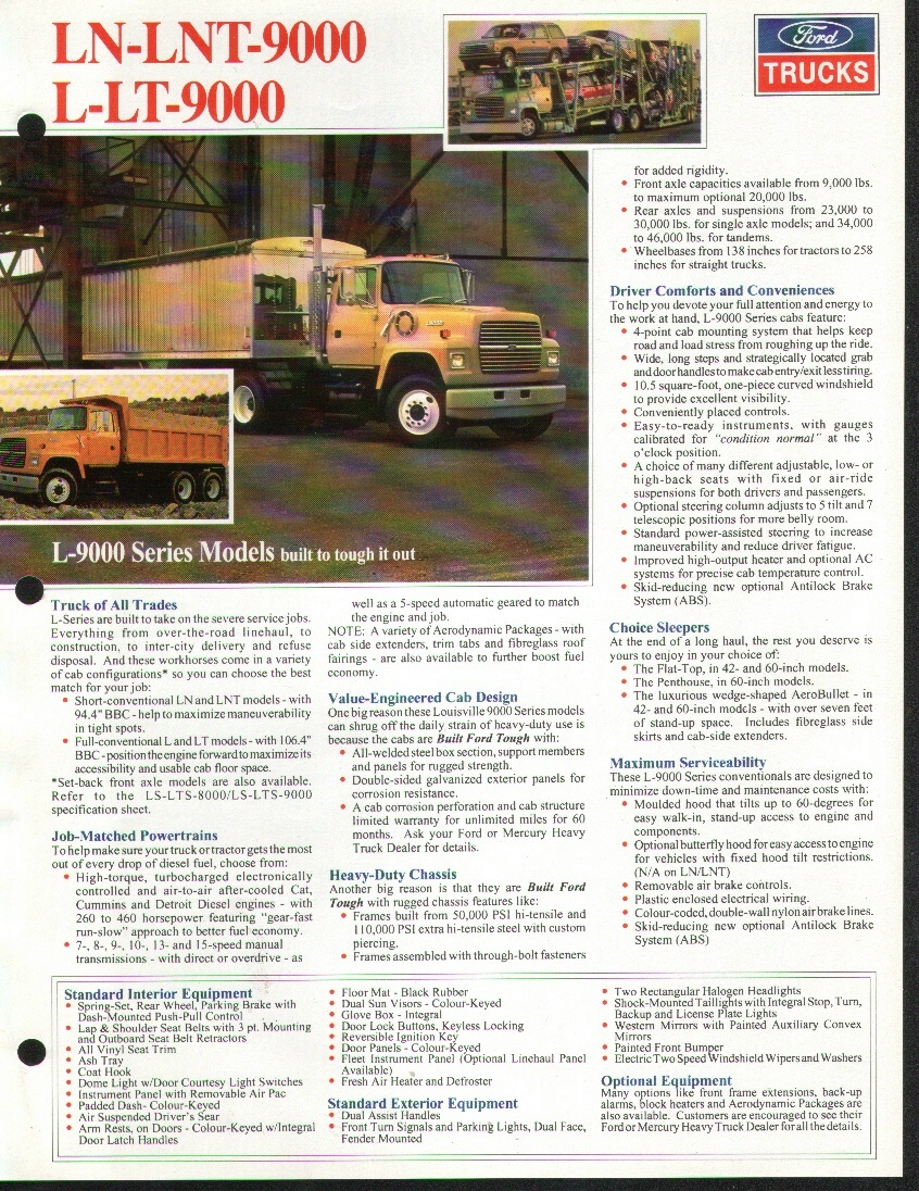 Ford L-LT-LN-LNT-9000 album | Dutch Model Truck Club | Fotki.com, photo ...