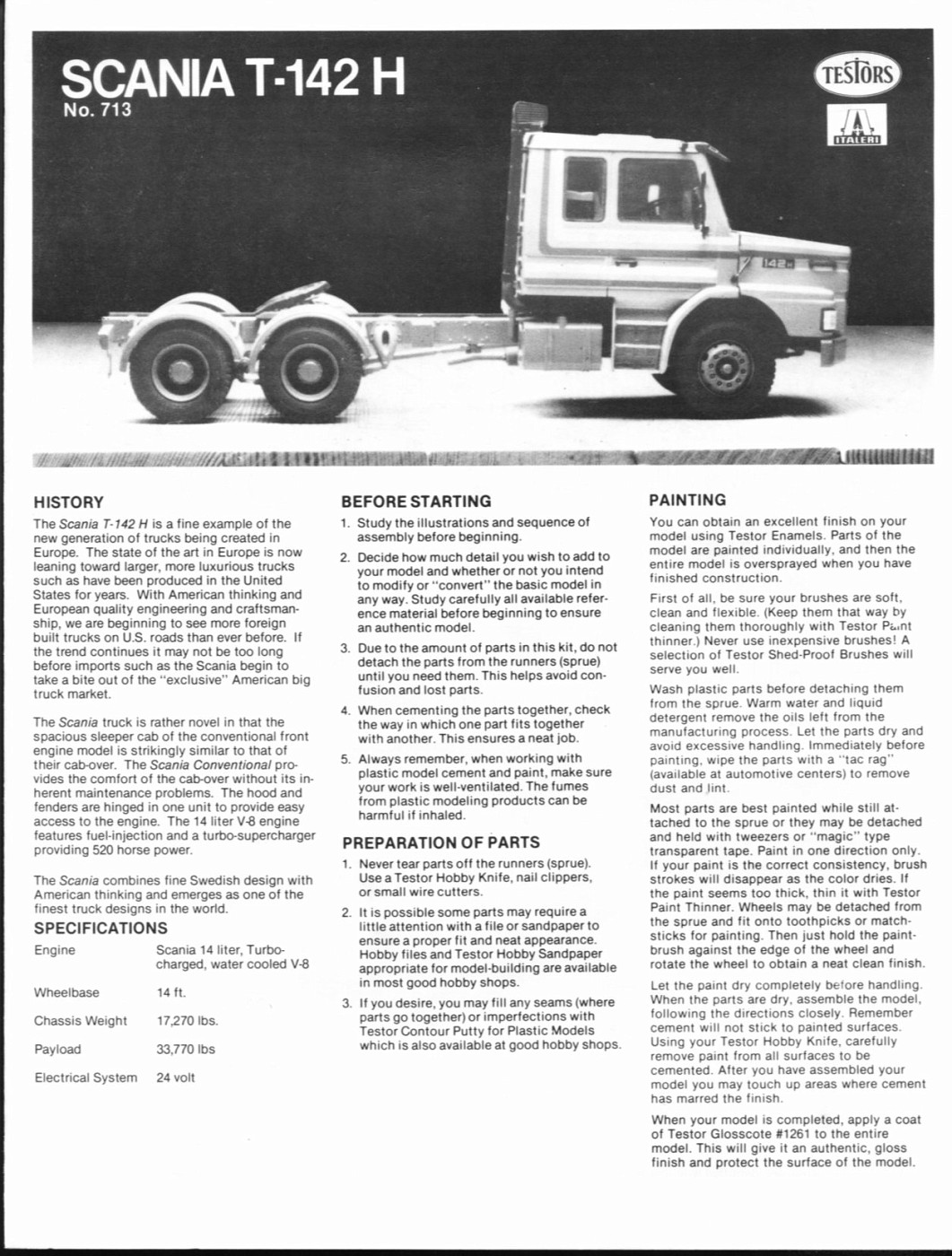 Photo: Scania T142H-01 | 713 Scania T142H album | Dutch Model Truck ...