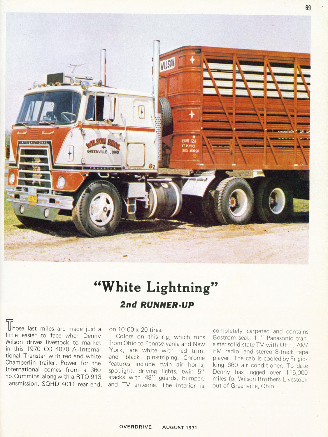 08 Overdrive Magazine August 1971 album | Dutch Model Truck Club ...