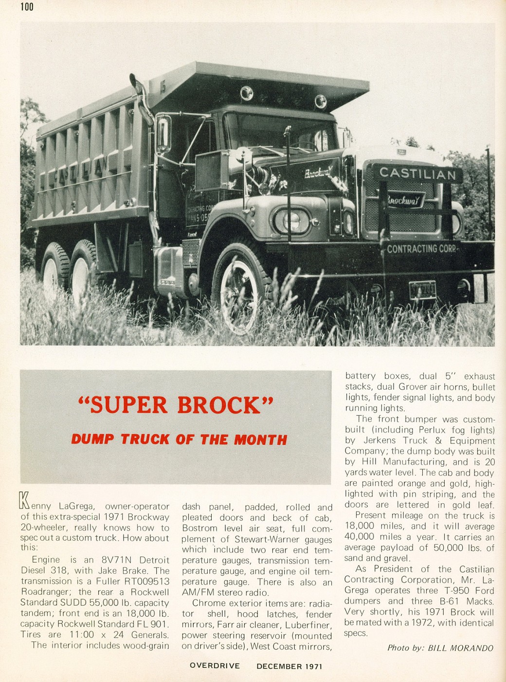12 Overdrive Magazine December 1971 album | Dutch Model Truck Club ...