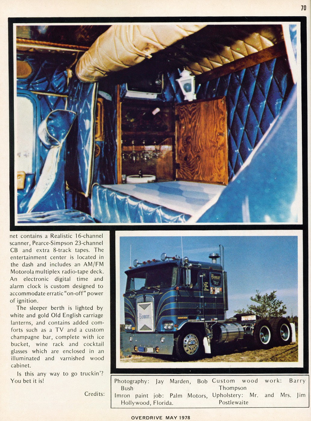 Photo: May 1978 Tractor of the Month c | 05 Overdrive Magazine May 1978 ...