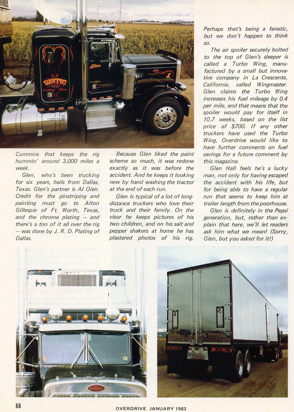 Photo: January 1983 Cover Story 2 | 01 Overdrive Magazine January 1983 ...