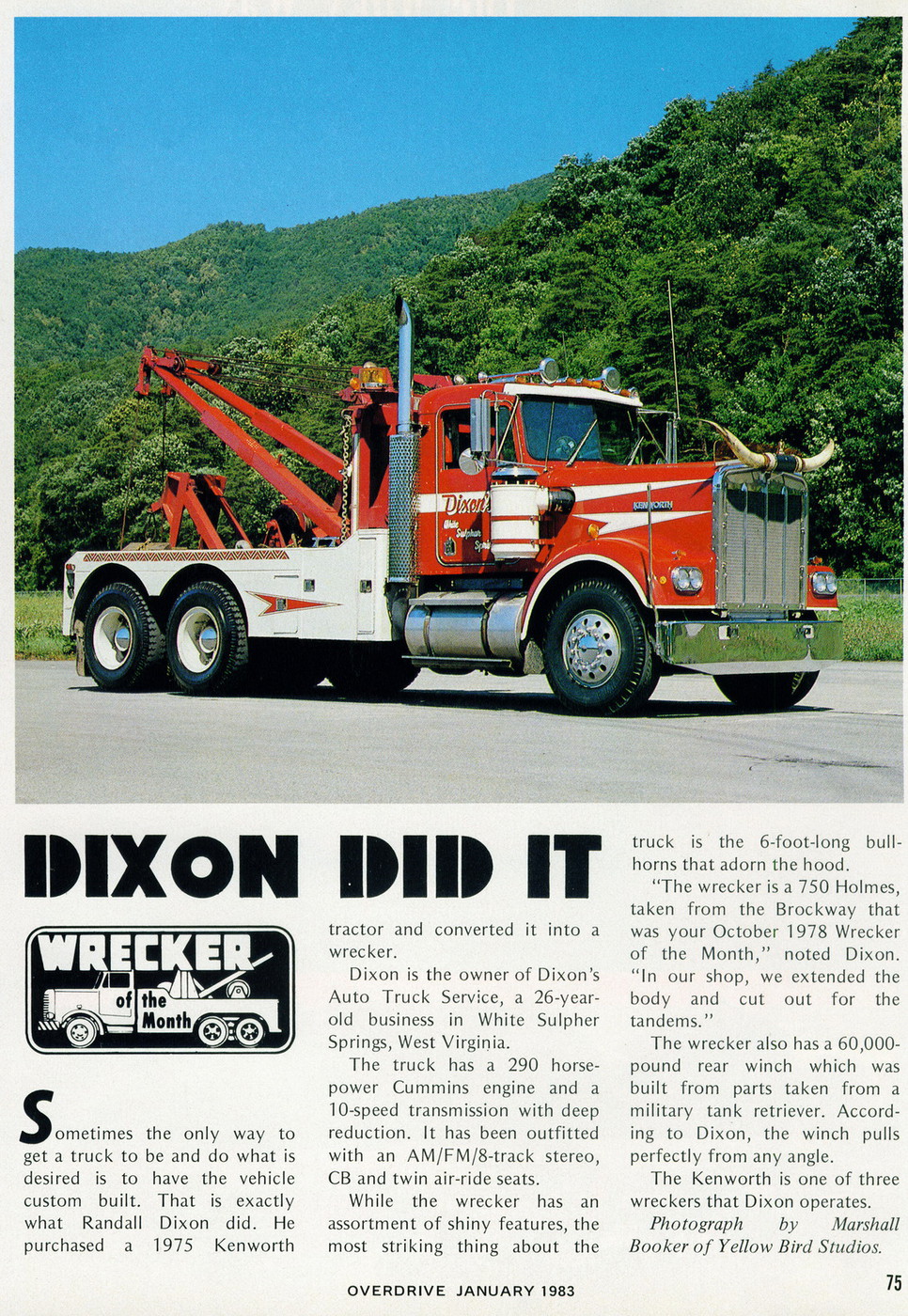 01 Overdrive Magazine January 1983 album | Dutch Model Truck Club ...