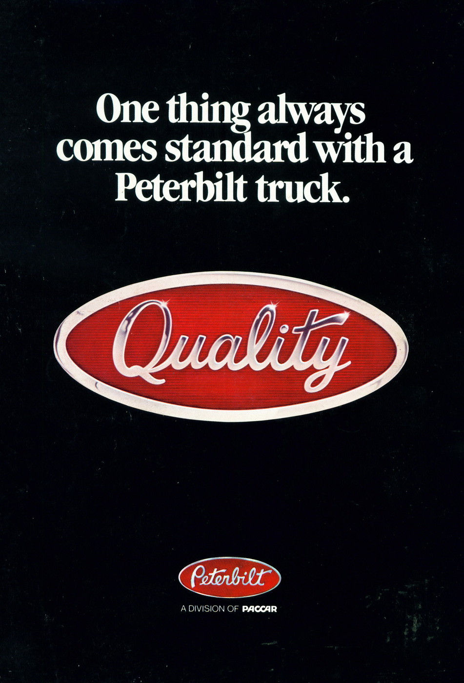 Photo: Peterbilt Ad Back Cover for July,Aug,Sept | 07 Overdrive ...