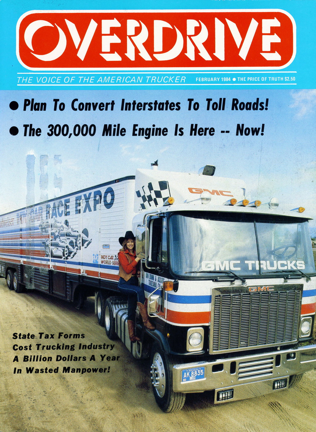 Photo: 01 February 1984 Front Cover | 02 Overdrive Magazine February ...