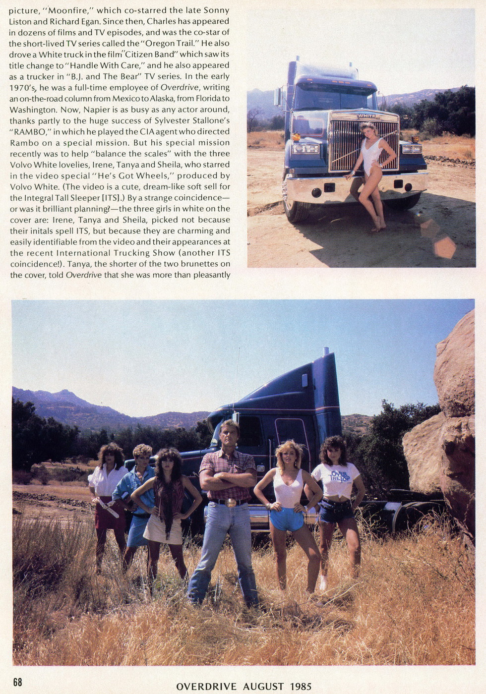 Photo: August 1985 Cover Story 1 | 08 Overdrive Magazine August 1985 ...