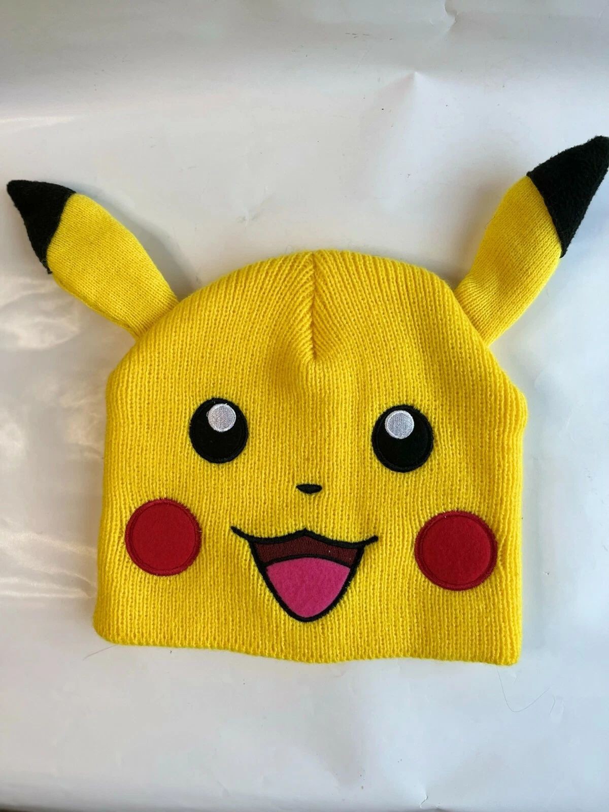 Photo: Pokemon Pikachu Yellow Beanie Hat Game Freak for Girls Unisex ...