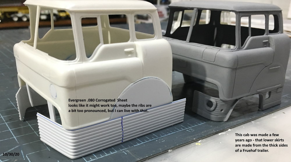 Photo: IMG 3053 Ford H cab skirts 080 evergreen corrogated 10 29 20 ...