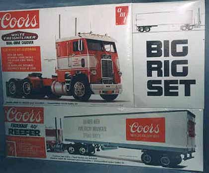 Photo: G827 White Freightliner Big Rig gift set Coors AMT 1-25 | G827 ...