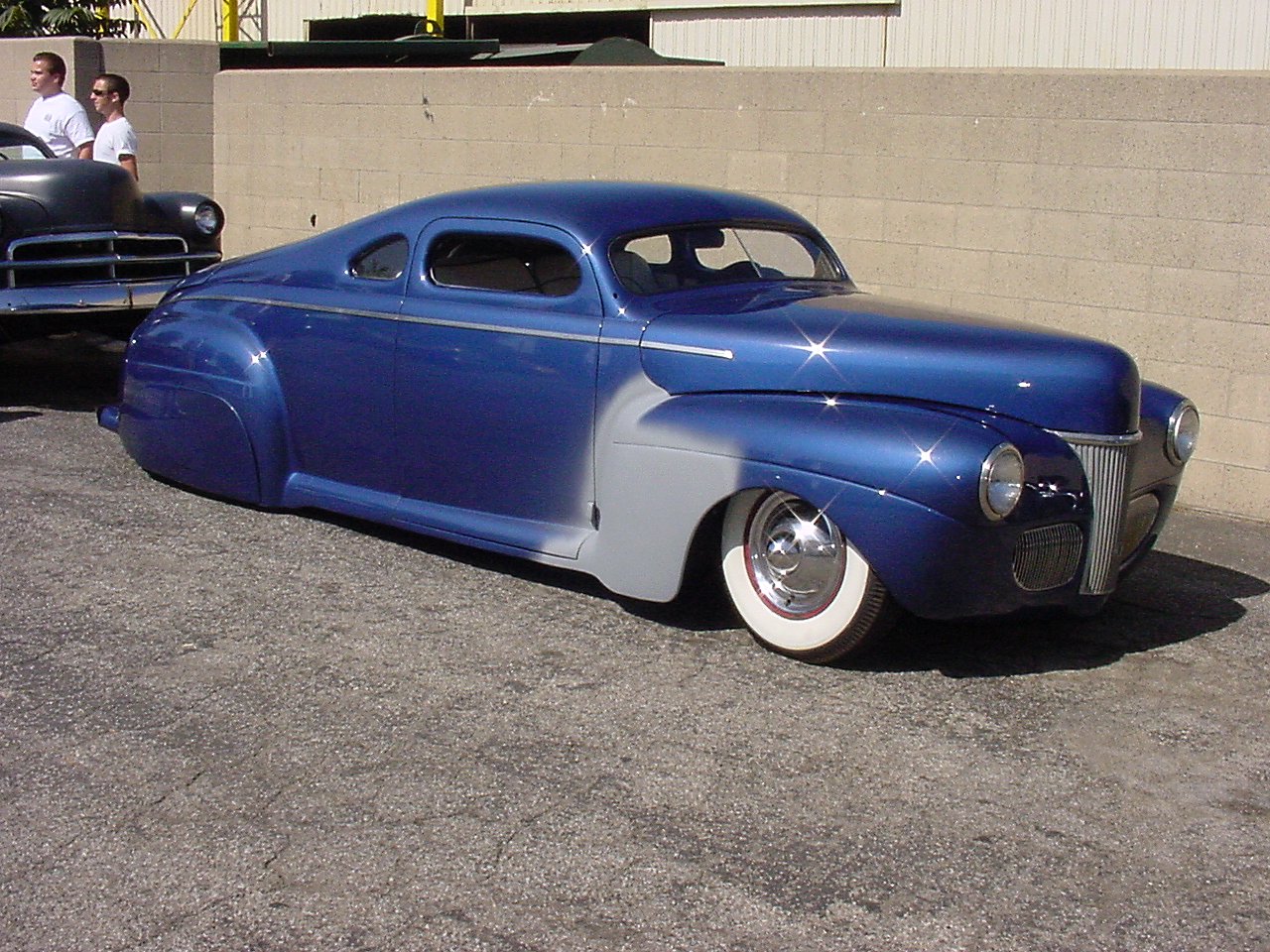 1941 Ford Coupe Medium Blue heavy Chop album | Rik Hoving | Custom Car ...