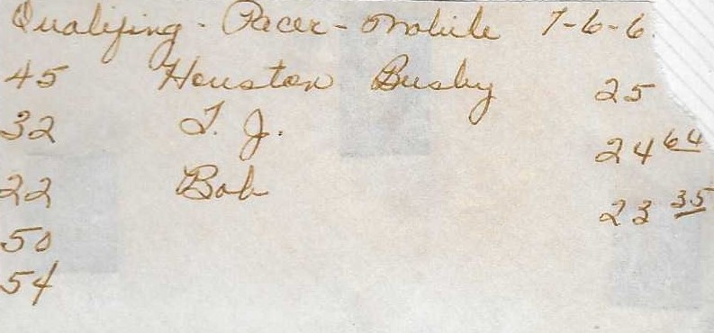 Photo: Pacer Qualifying Mobile 7-6-68 | Bobby Foster II Collection ...