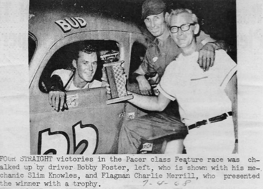 Photo: Bobby Foster, Slim Knowles & Charlie Merrill 7-4-68 | Bobby ...