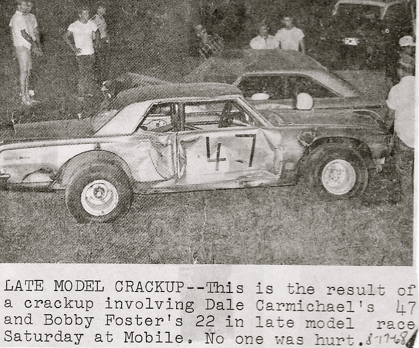 Photo: 22-Bobby Foster & 47-Dale Carmichael mobile 8-17-68 | Bobby ...