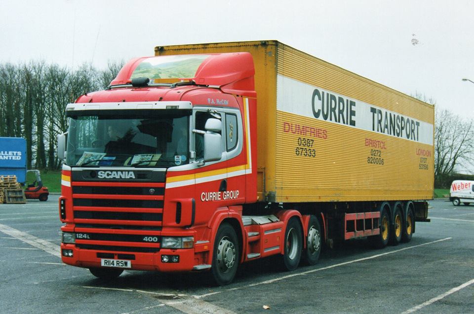Photo: R114RSW Scania 124L 400 | Currie European, Dumfries album ...
