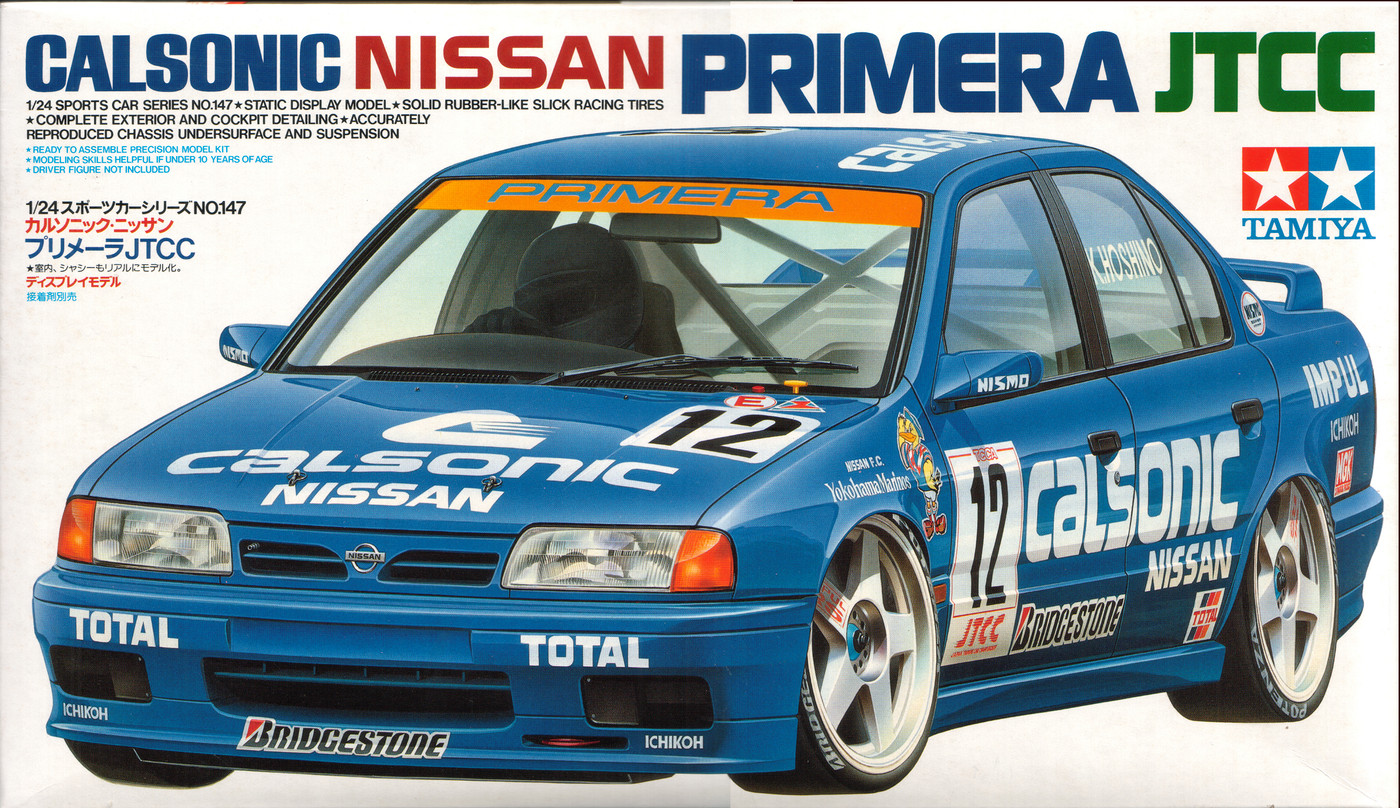 Photo: CALSONIC NISSAN PRIMERA JTCC TAMIYA Box top | TAMIYA Calsonic ...
