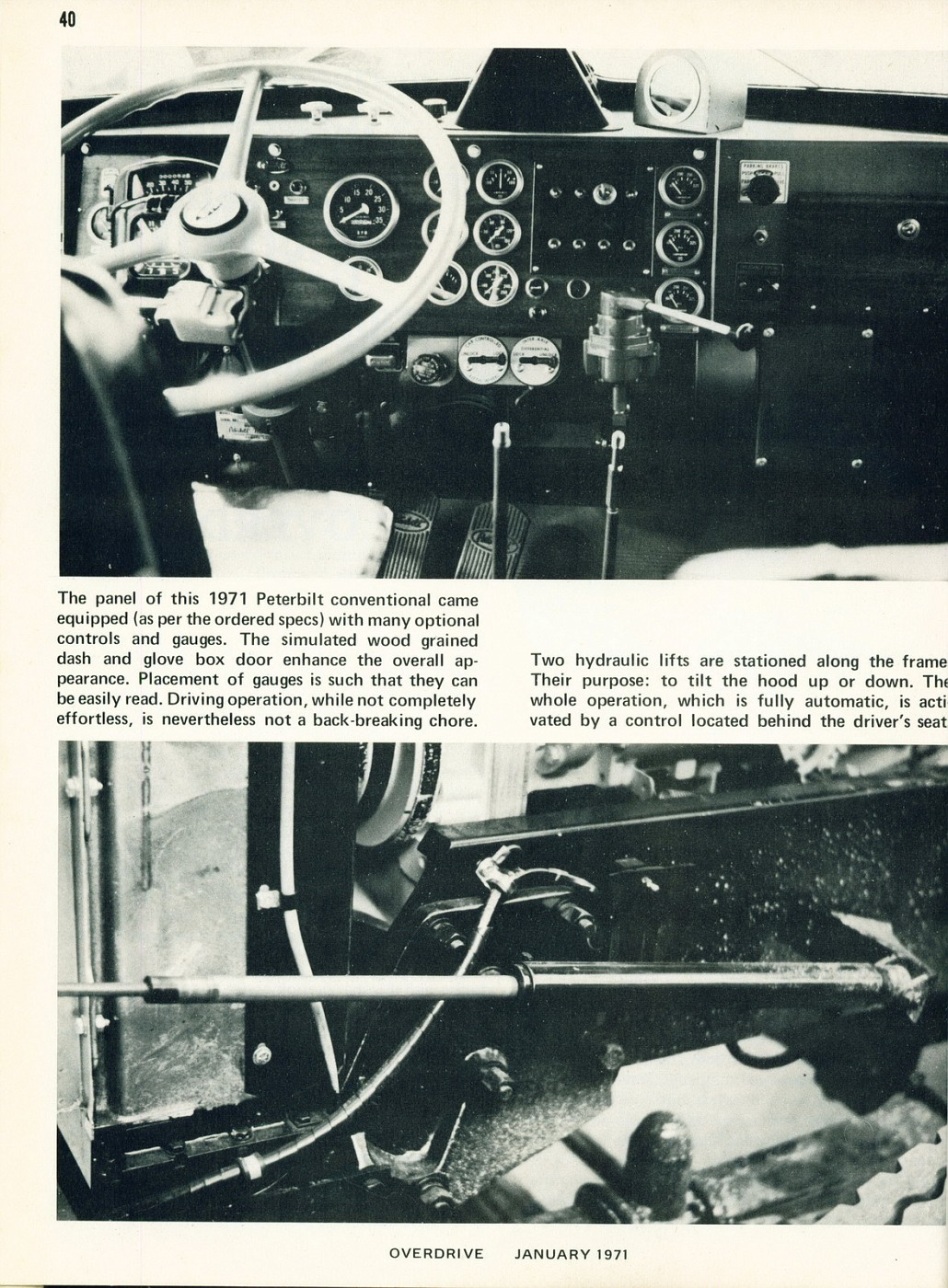 Photo: January 1971 Peterbilt Conventional 1971 test 3 | 01 Overdrive ...