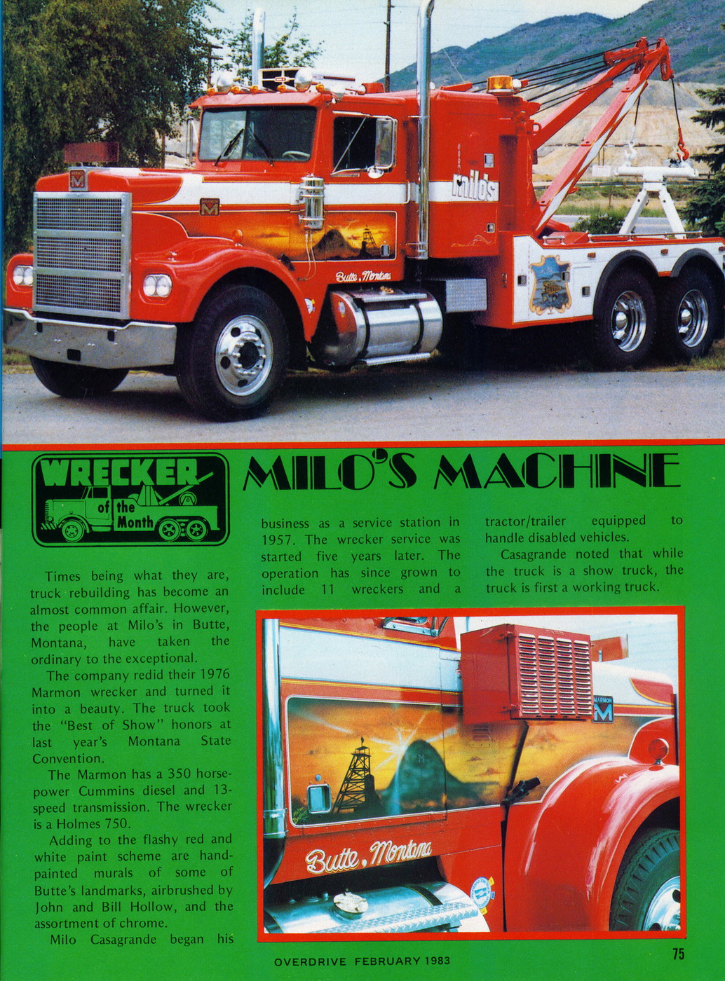 02 Overdrive Magazine February 1983 album | Dutch Model Truck Club ...