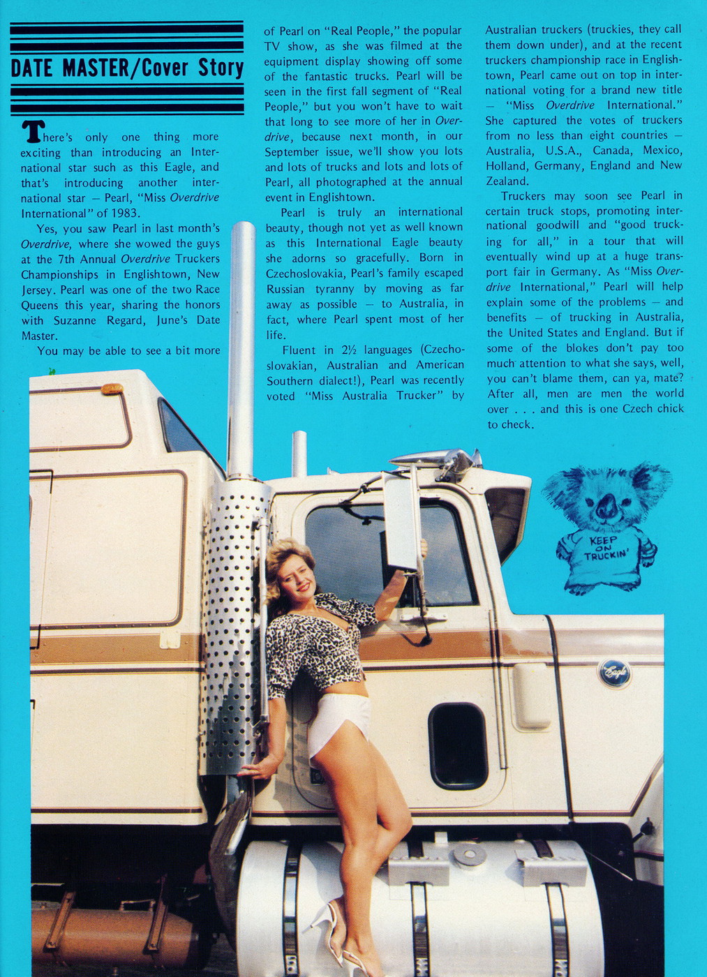 08 Overdrive Magazine August 1983 album | Dutch Model Truck Club ...