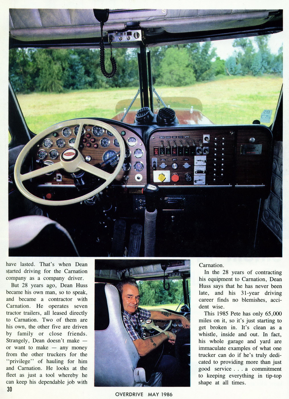 Photo: May 1986 Cover Story 2 | 05 Overdrive Magazine May 1986 album ...