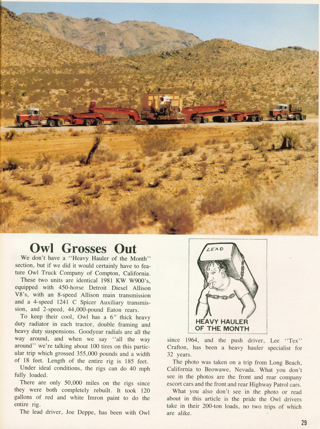 06-07 Overdrive Magazine June-July 1986 album | Dutch Model Truck Club ...