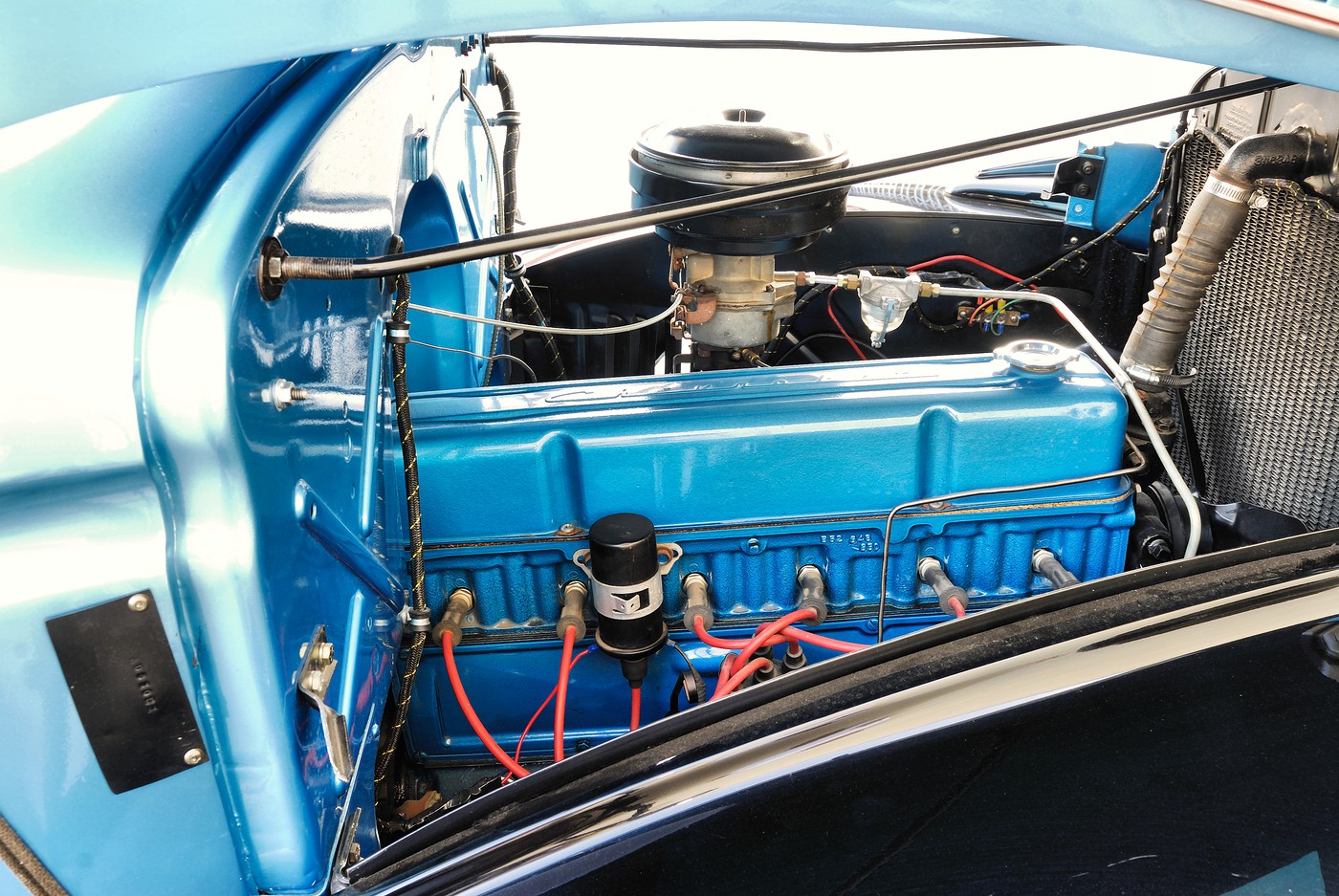 Photo: 1941 Chevy Pickup Truck engine compartment view 2 HDR | 1941 ...