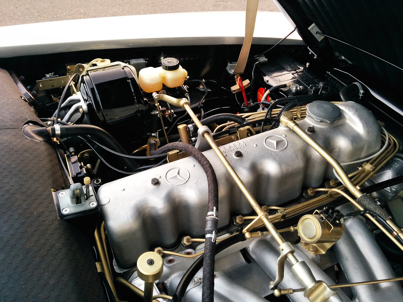 Photo: 24 engine compartment IMG 20140416 185912 | 1963 Mercedes-Benz ...