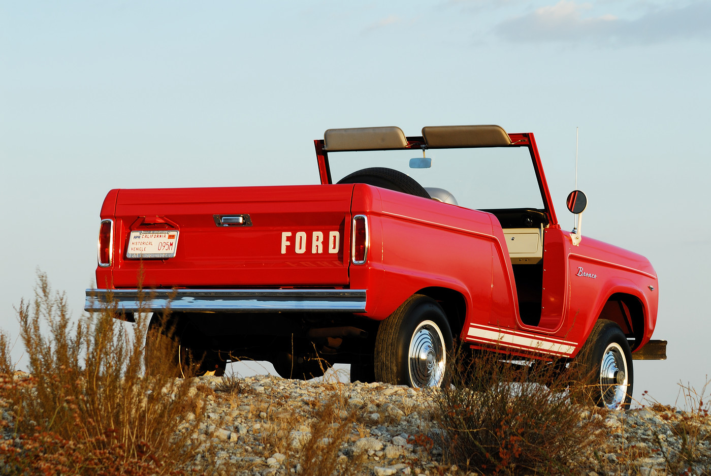Photo: 05 1966 Ford Bronco rear three-quarter high horizontal view ...