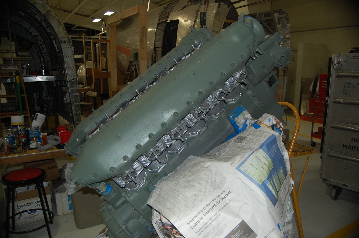 Photo: Ranger engine undergoing restoration | Museum Walk Around ...