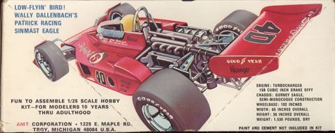 Photo: Patrick Eagle box art side 1 | AMT Patrick Eagle Sinmast #T265 ...