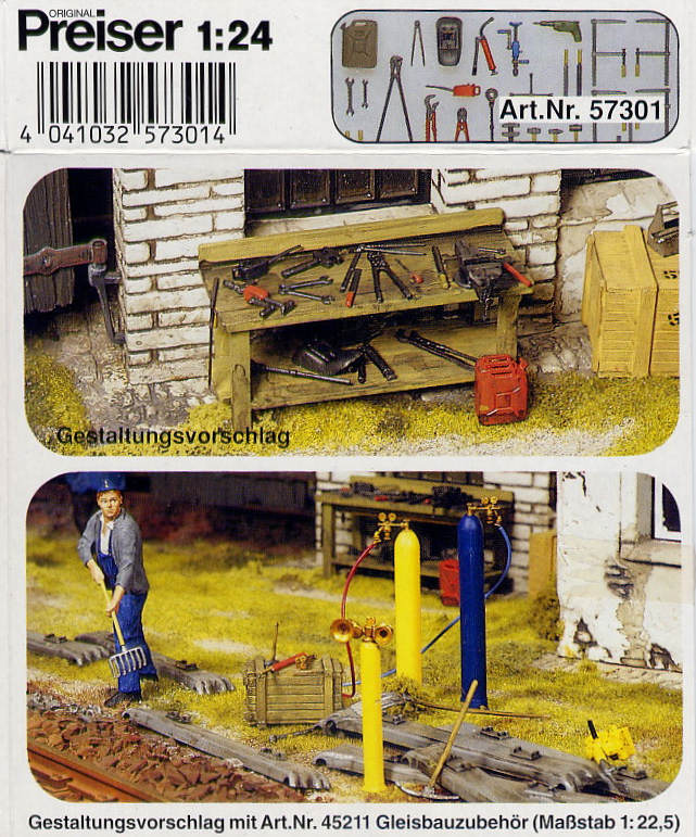 Photo: Preiser 57301 tool set box 2 | PREISER 1/24 Scale Tool Set album ...