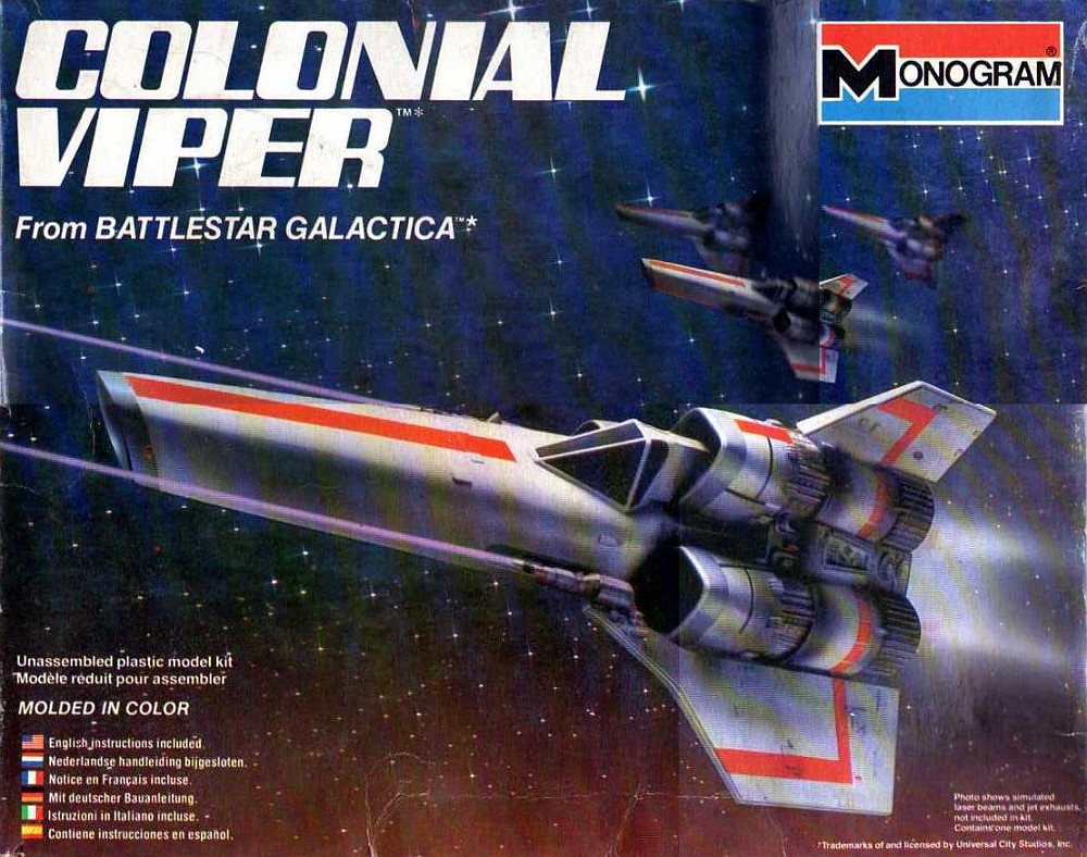 Photo: Colonial Viper 001 | MONOGRAM Colonial Viper from Battlestar ...