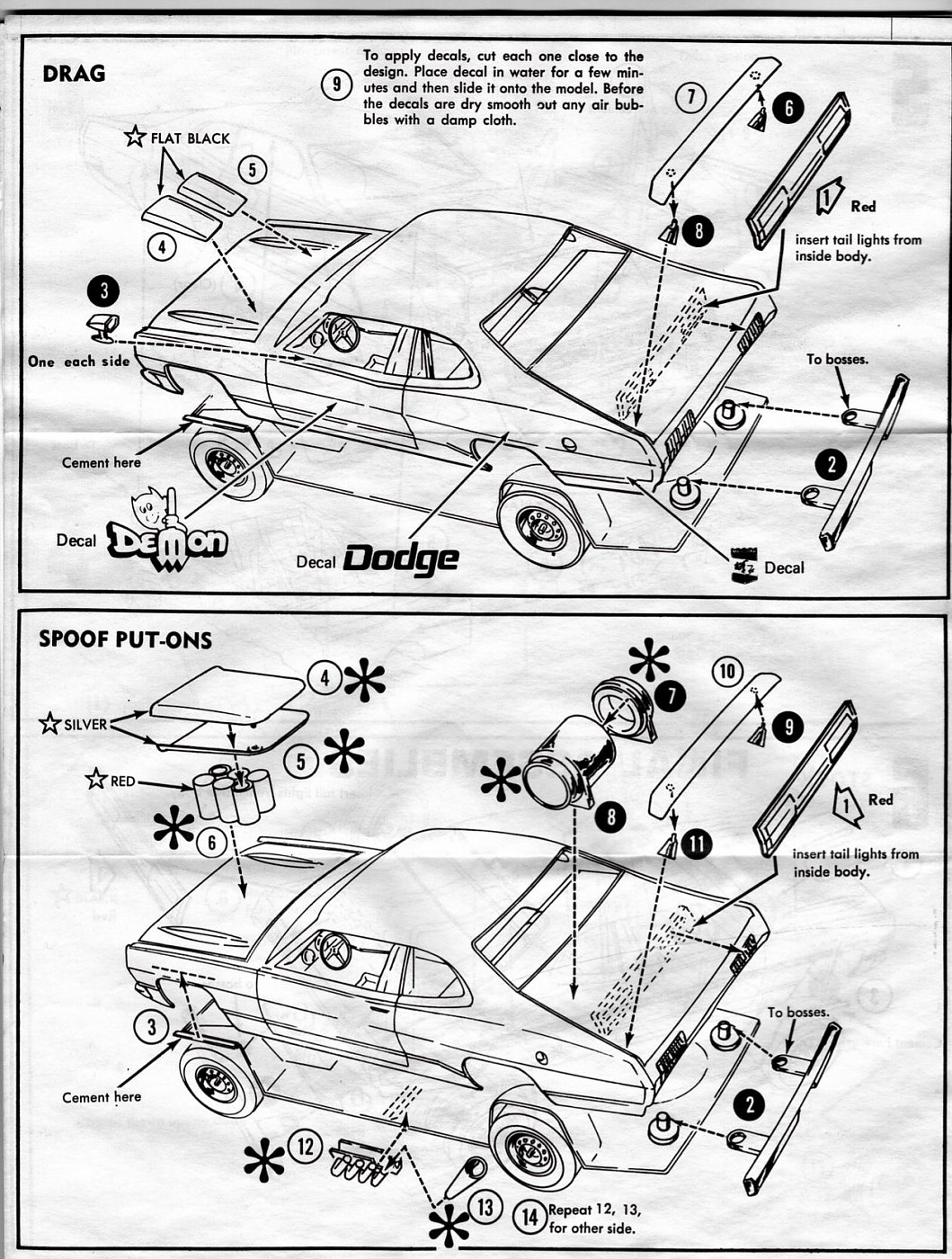 Photo: MPC Demon instruction004 | MPC '71 Dodge Demon #1-0450-225 album ...