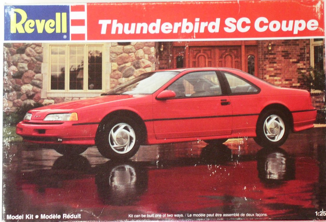 Photo: Thunderbird box art 1 | REVELL 1989 Thunderbird SC Coupe ...