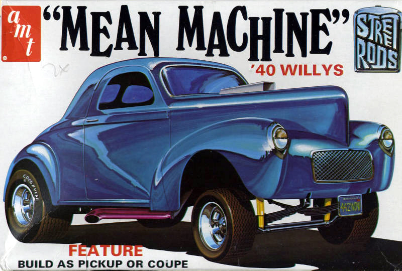 Photo: 1940 Willys Mean Machine Box | AMT MEAN MACHINE '40 Willys album ...