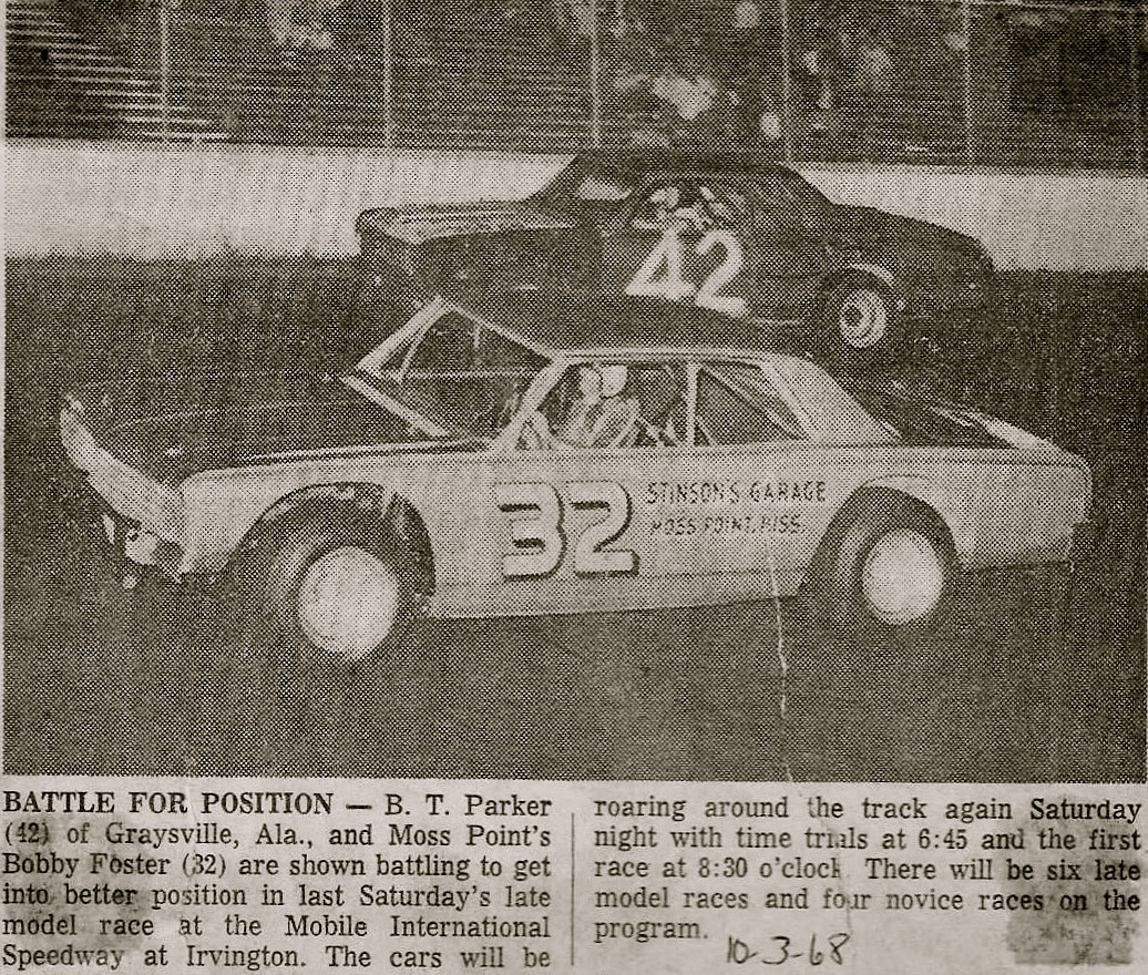 Photo: 32-Bobby Foster & 42-BJ Parker @ mobile 10-3-68 | Bobby Foster ...