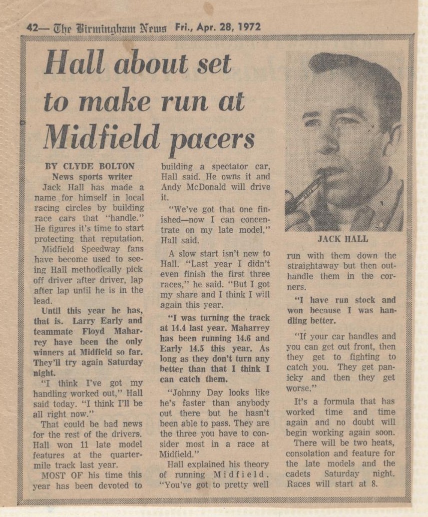 Photo: jack hall 3 018 | Jack Hall collection album | ALABAMA AUTO ...