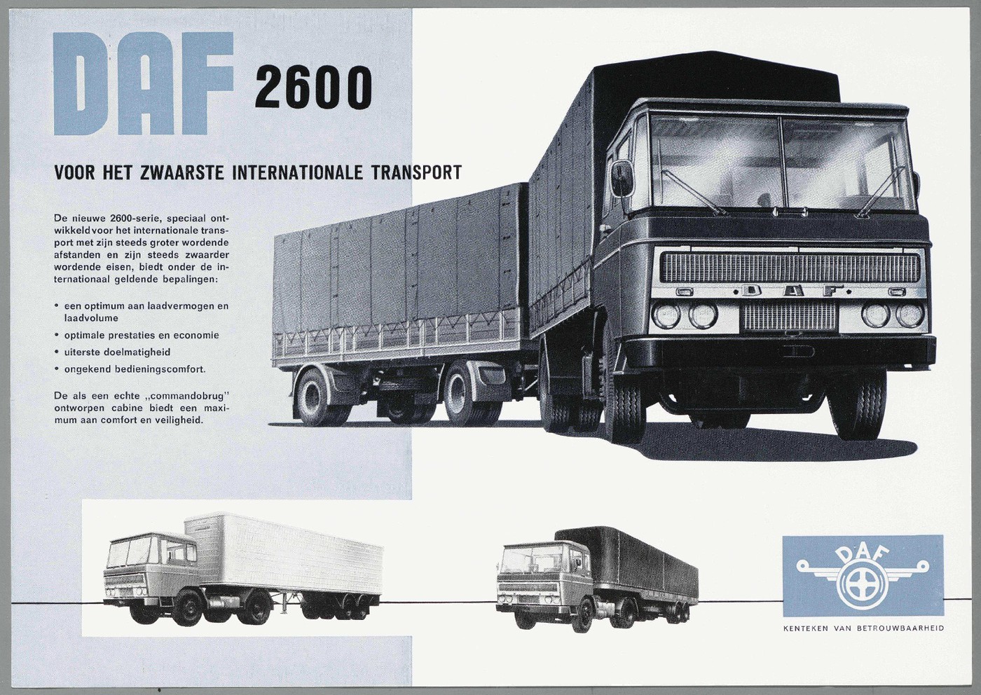Photo: DAF-2600-001 | DAF 2600 album | Dutch Model Truck Club | Fotki ...