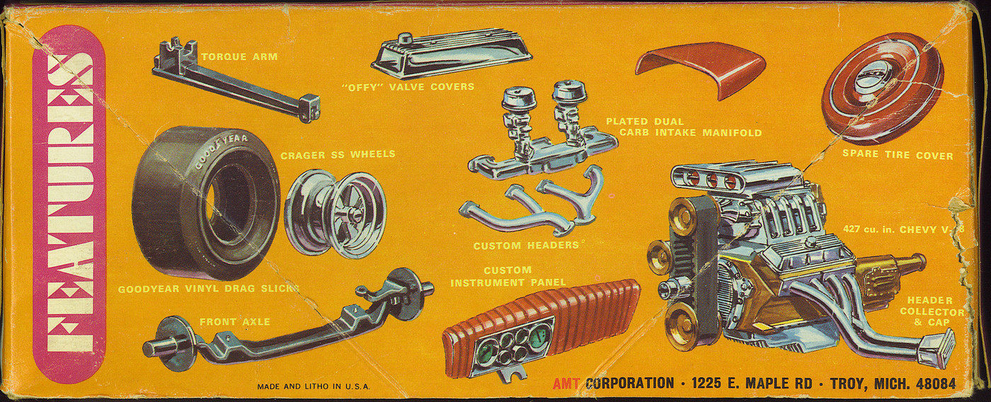 Photo: AMT 37 Chevy Convertible Box Side 2 | Model Box Art album ...