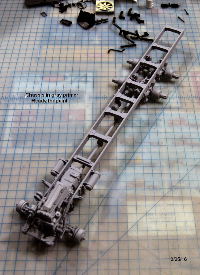 Photo: 378 crane chassis prime 22516 | What's on the bench recently ...