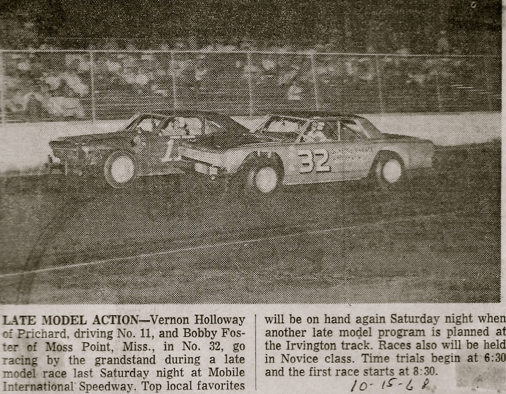 Photo: 32-Bobby Foster & 11-Vernon Holloway mobile 10-15-68 | Bobby ...