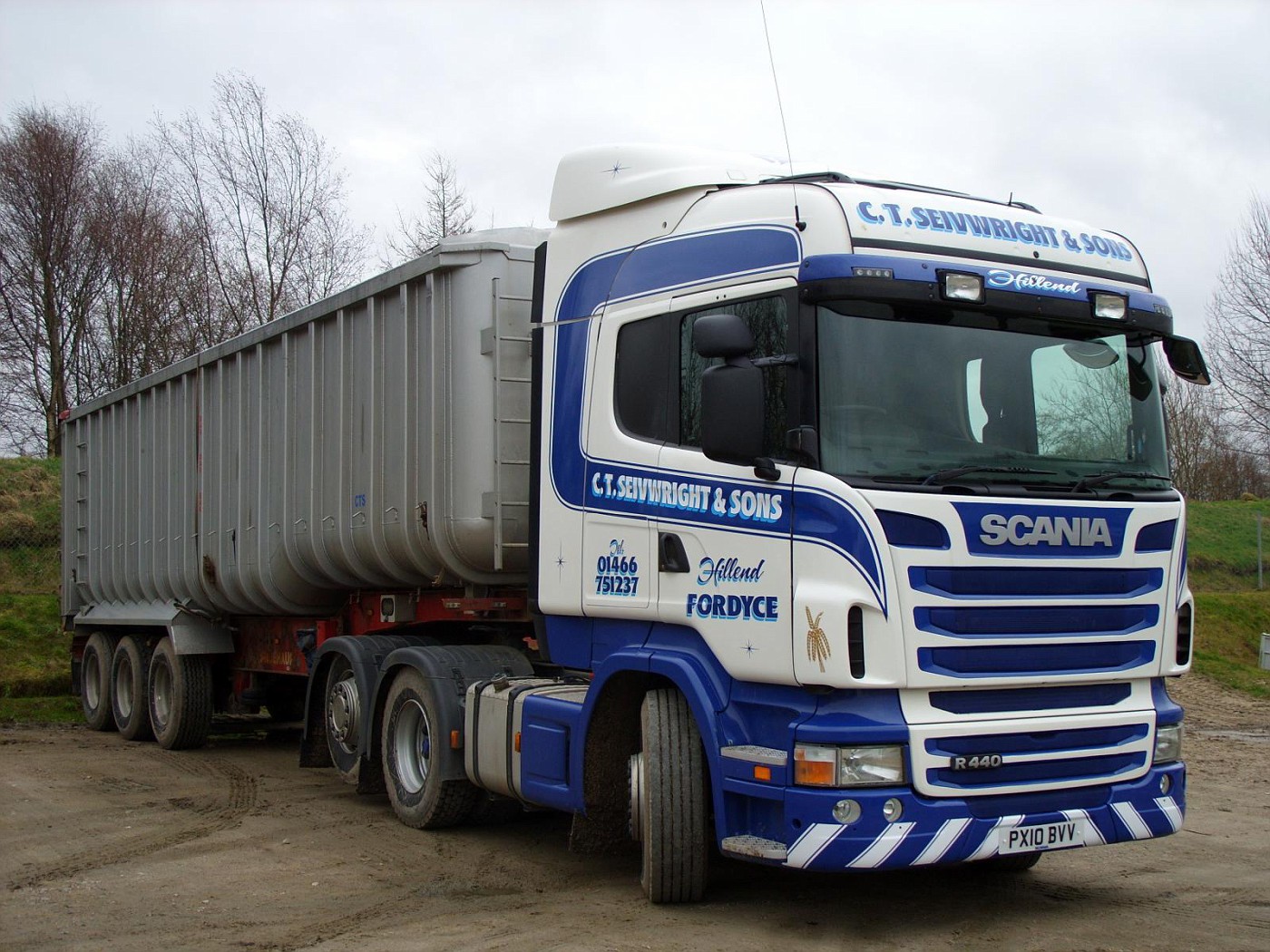 Photo: PX10BVV Scania R440 | Alan Shearer 1: General Haulage album ...