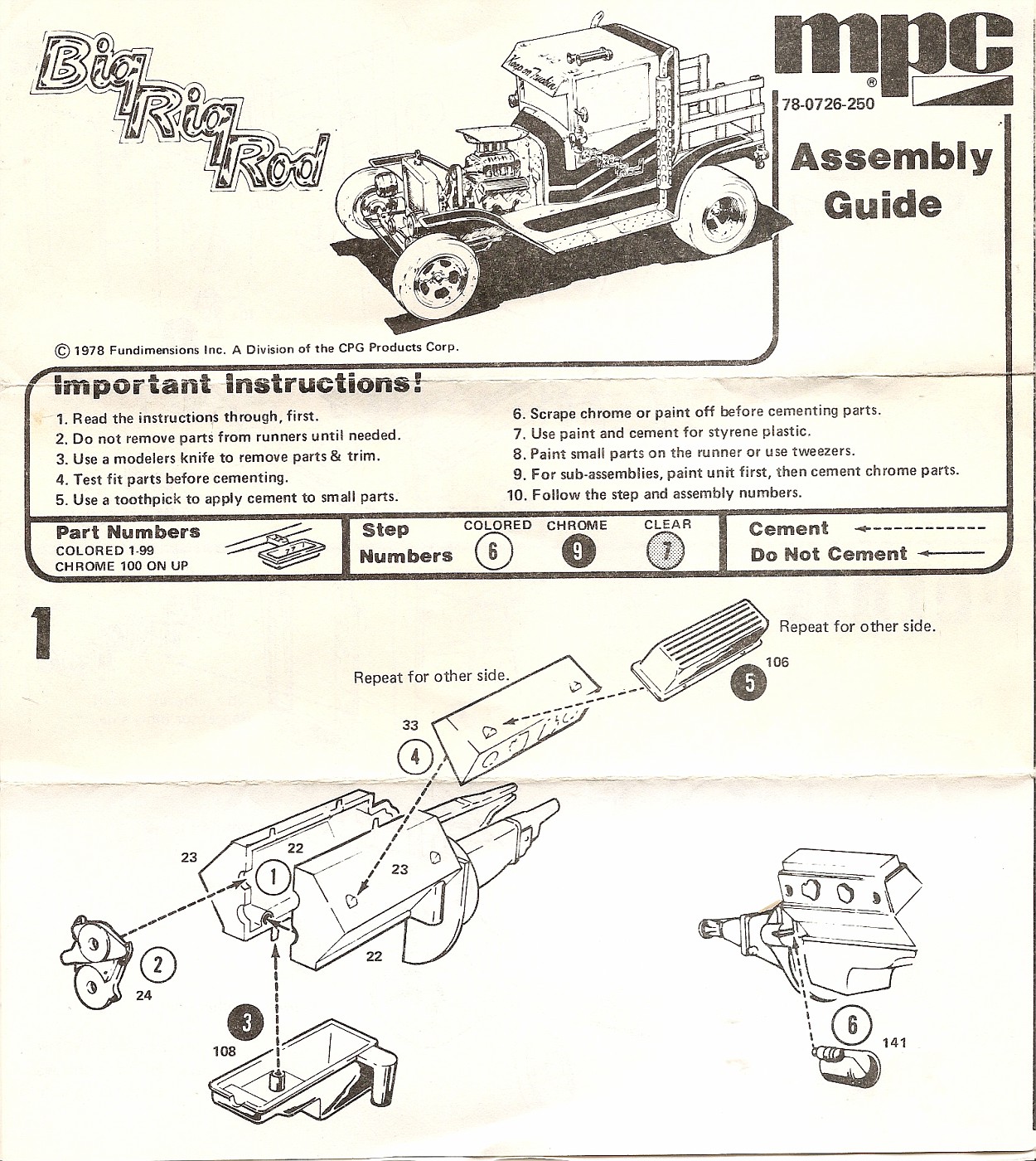 Photo: scan0001 | MPC Big Rig Rod #78-0726-250 album | DRASTIC PLASTICS ...