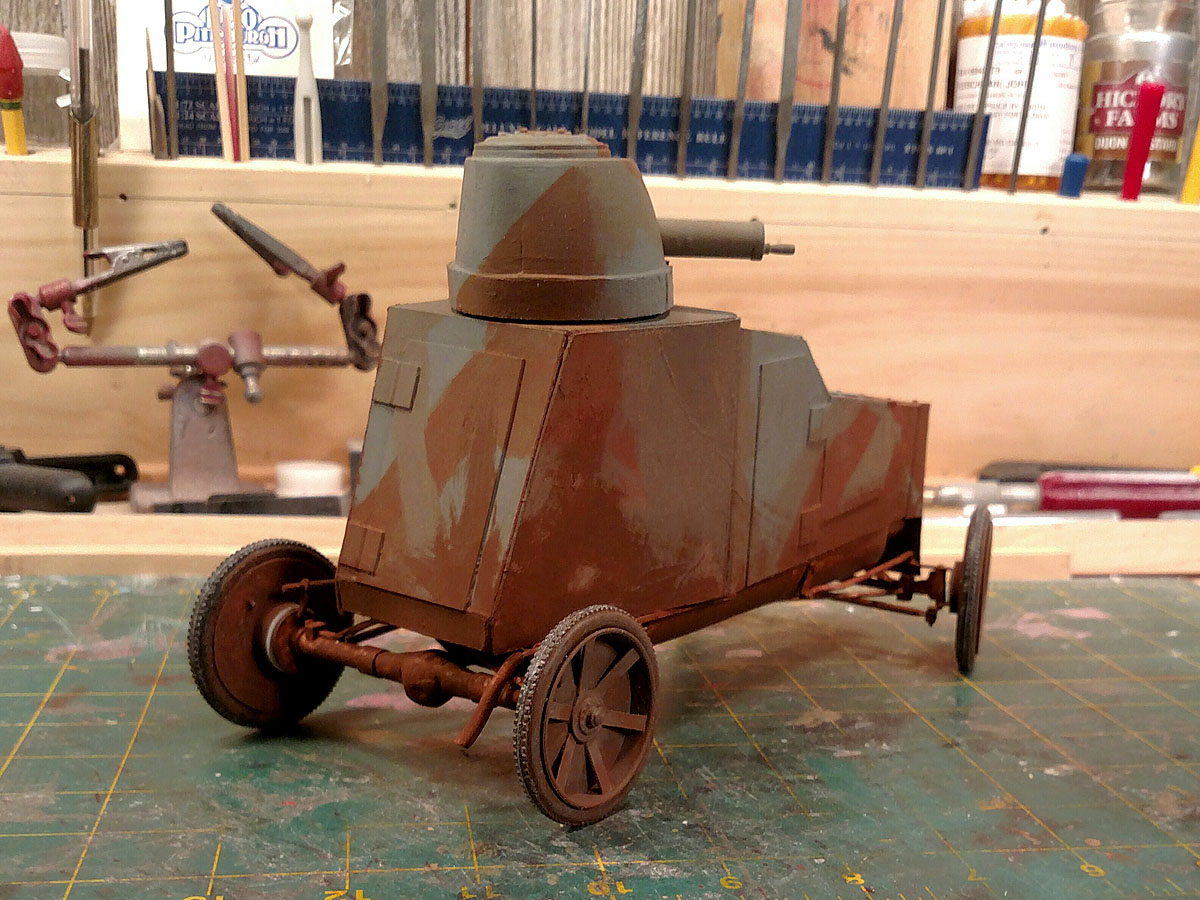 Photo: 122 | Scratch-bashed Model T armoured car in 1/16 scale. album ...