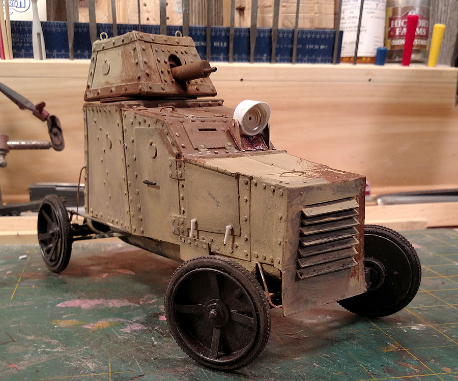 Photo: 166 | Scratch-bashed Model T armoured car in 1/16 scale. album ...