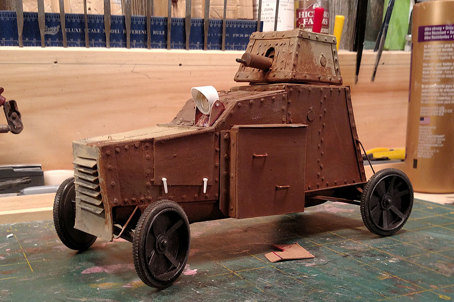 Photo: 168 | Scratch-bashed Model T armoured car in 1/16 scale. album ...