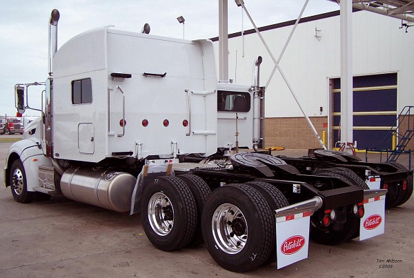 Photo: White38670underpipes.jpg | My Peterbilt Vacation 2008 album ...