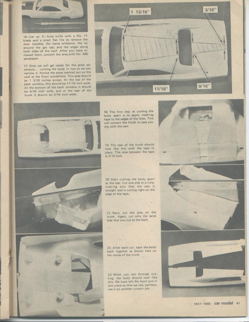 Photo: 13 - MAY 69 042 | Dodge Fever II WIP Car Model 1969 album ...