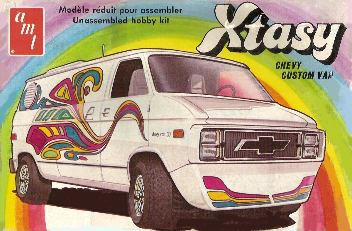 Photo: Box Cover | AMT Xtasy Chevy Custom Van #T401 album | DRASTIC ...