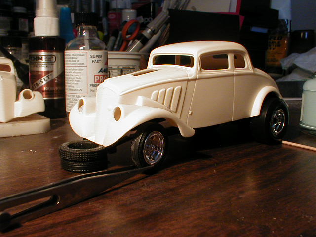 Photo: accurate chopped roof '33 Willys coupe body with option ...