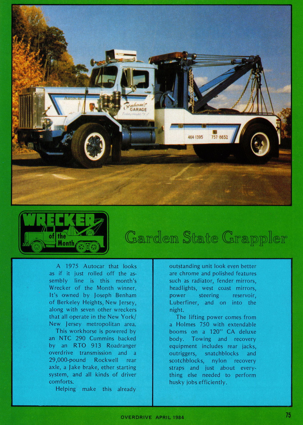 04 Overdrive Magazine April 1984 album | Dutch Model Truck Club | Fotki ...